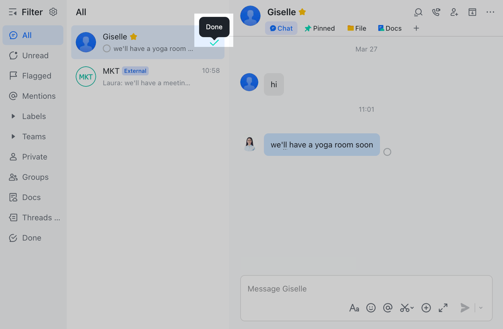 How to forward, delete, favorite, and select messages