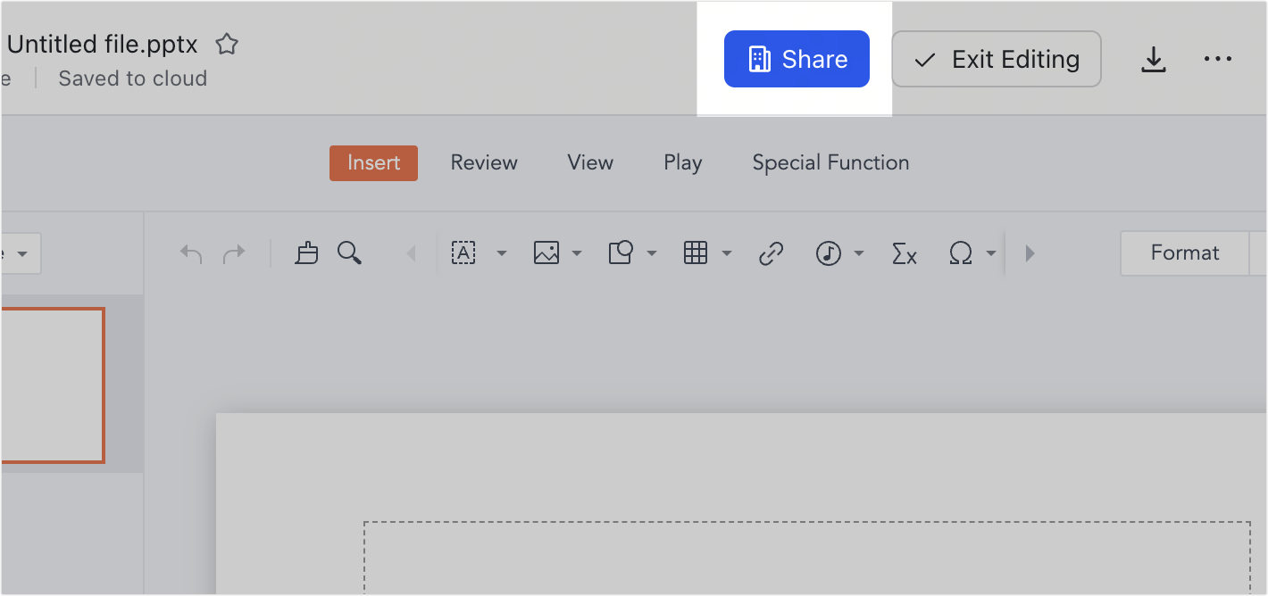 Create and manage WPS presentations