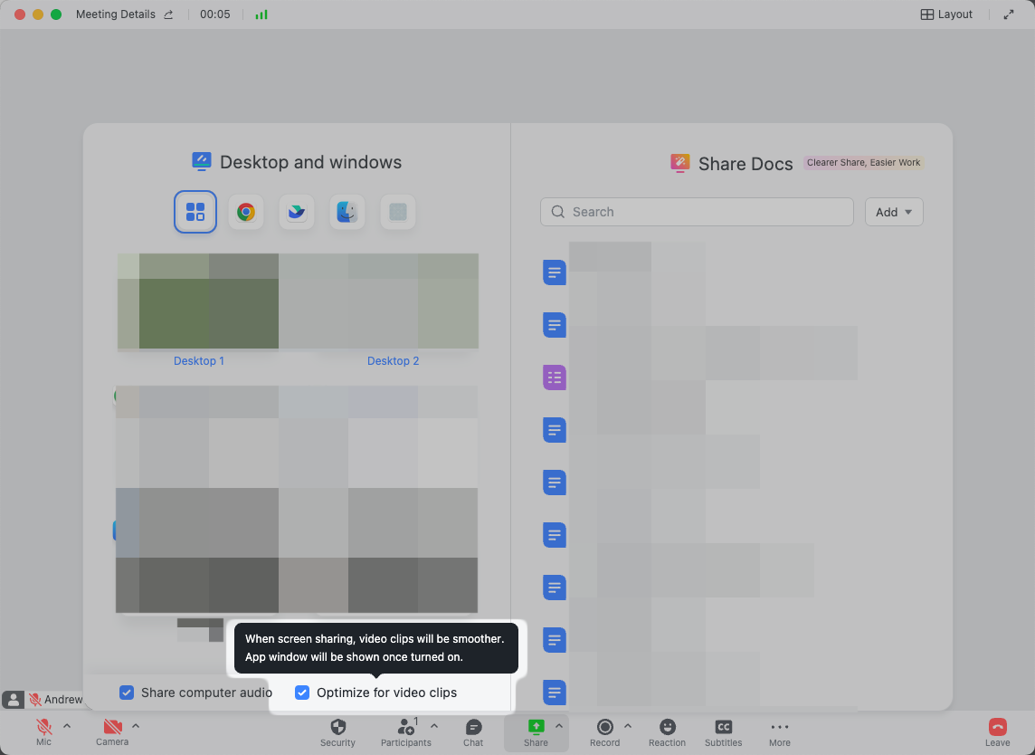 How to share your screen