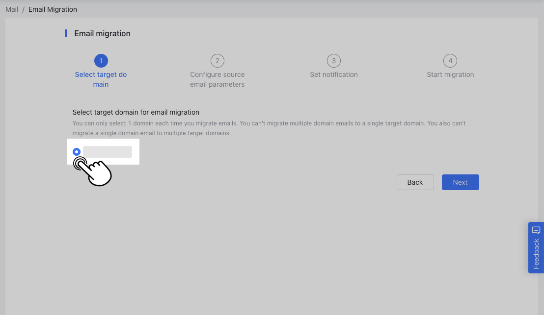 Admin | Migrate emails between different domains