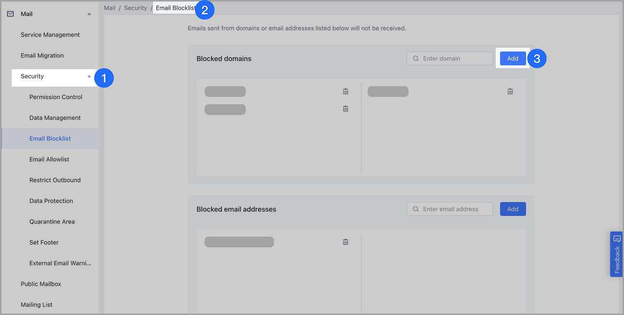 Email administrator user guide