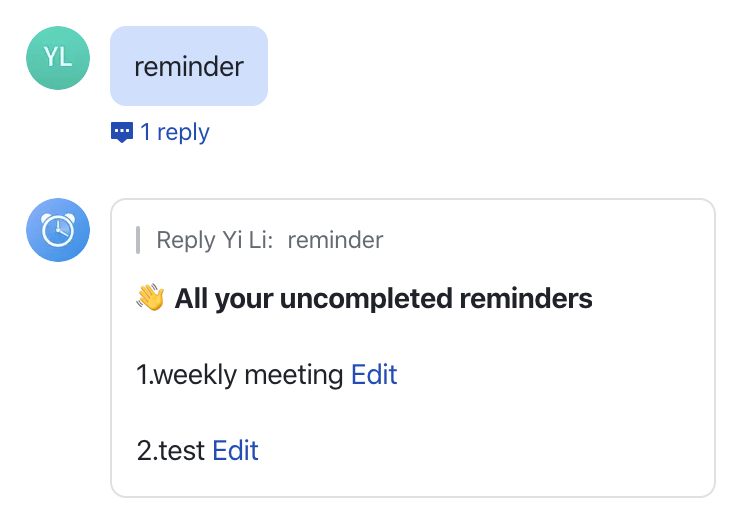 How to use Reminder