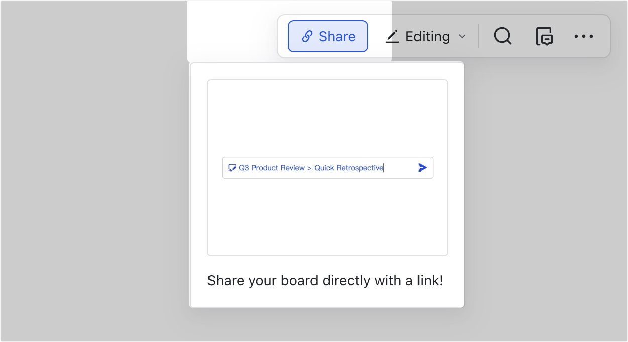 Comment and collaborate on a board