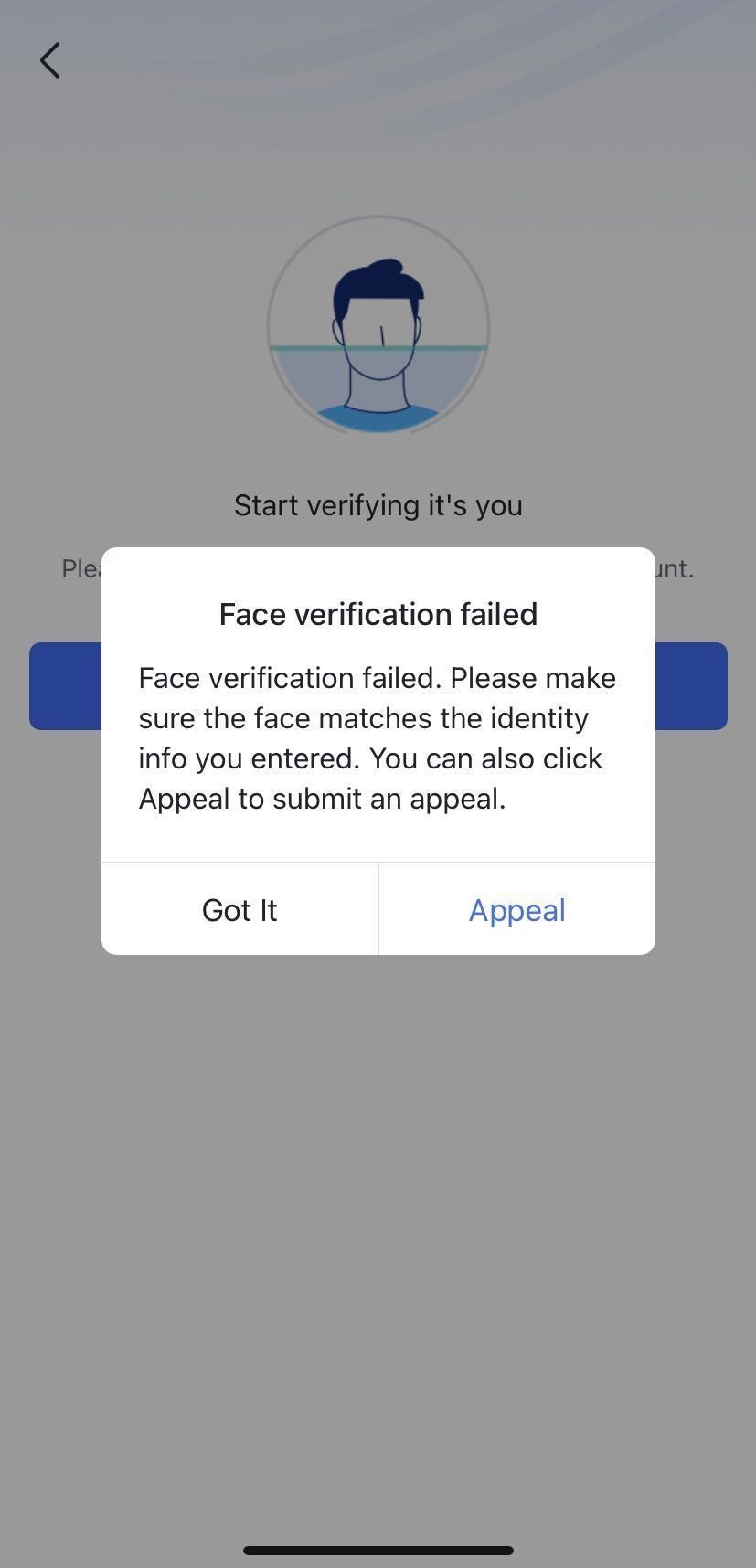 Remove a ban on your account