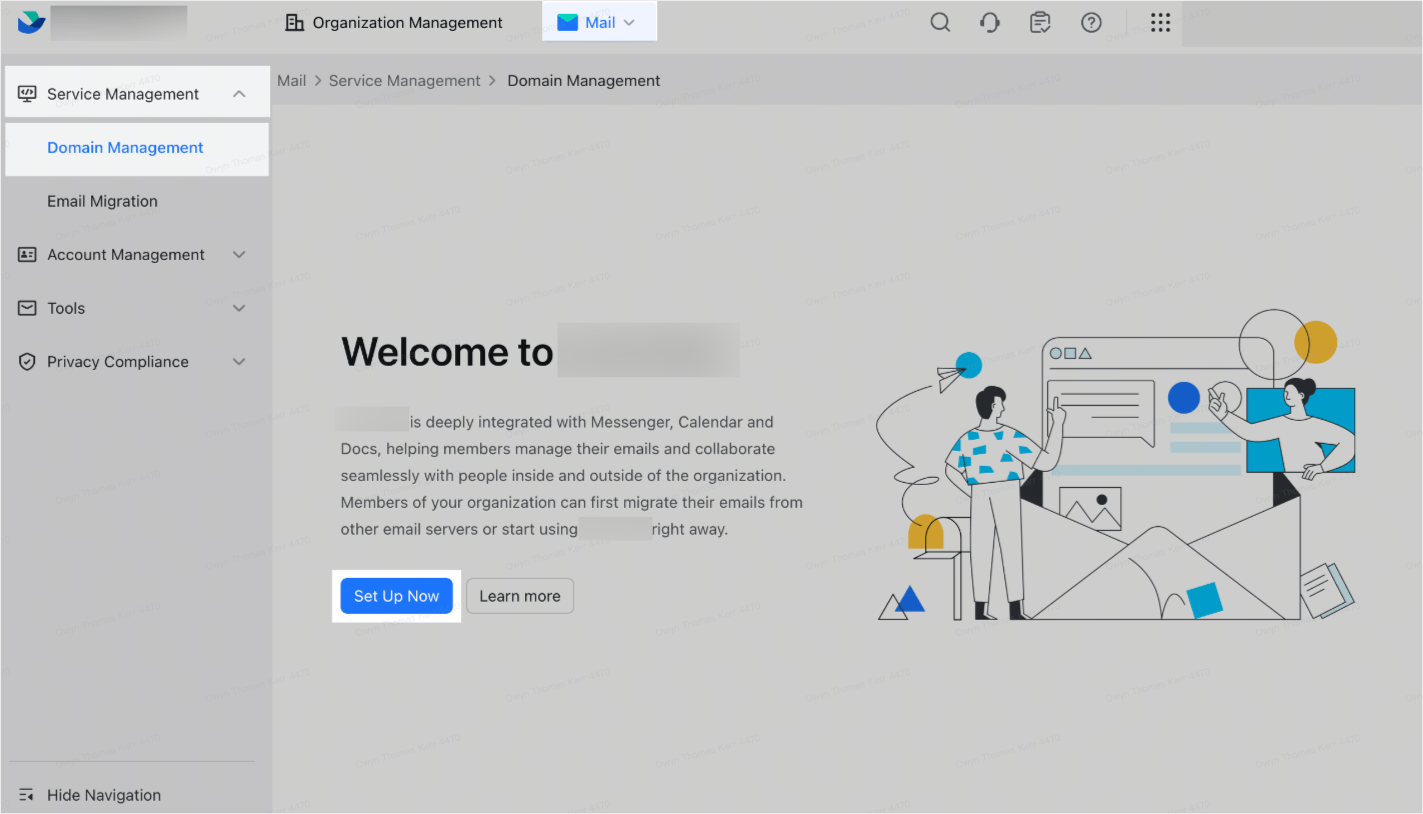 Admin | Activate Feishu Mail service