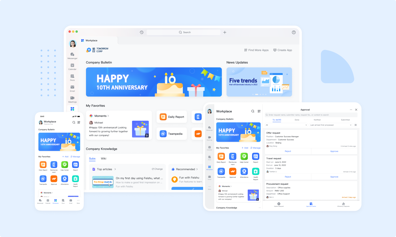 Feishu Business and Enterprise plans – Overview of Features