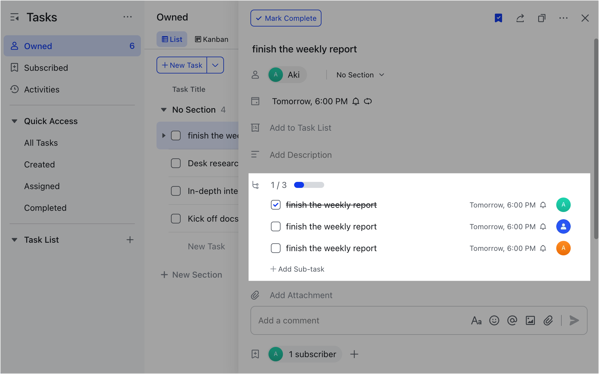 Get started with Tasks