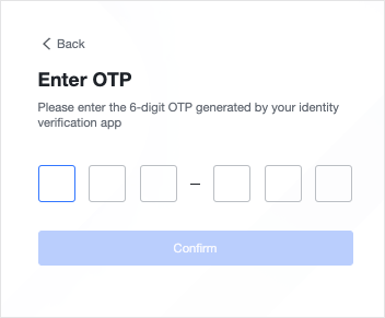 Use OTP (one-time password)