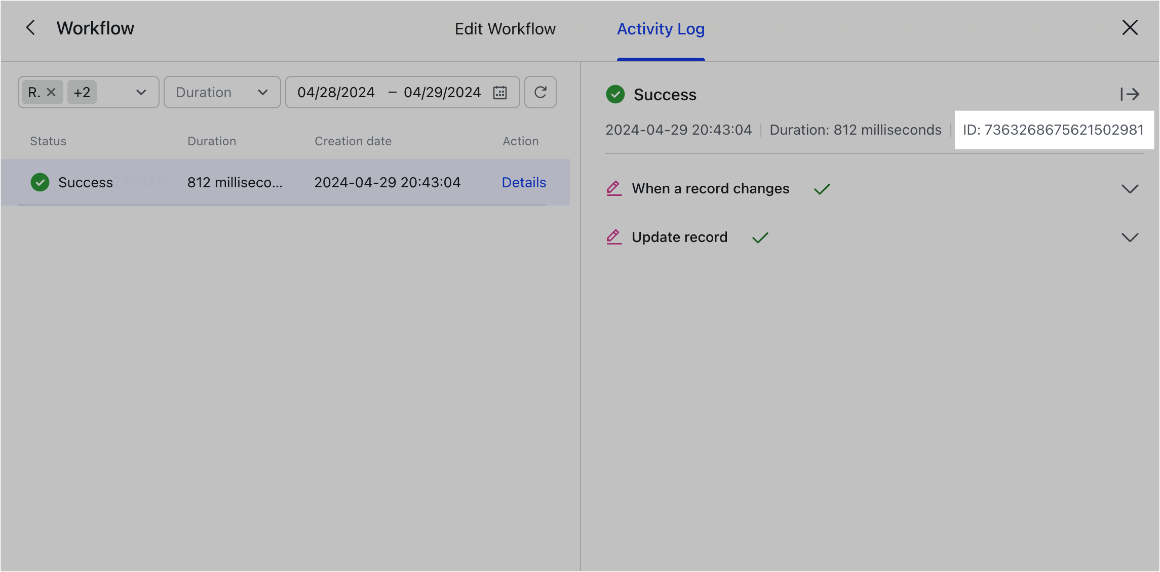 Automated workflow terms and common error messages