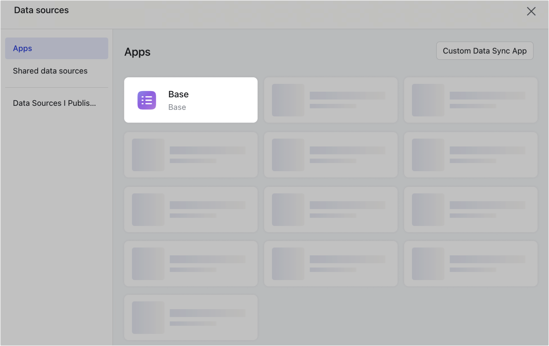 Sync data between bases