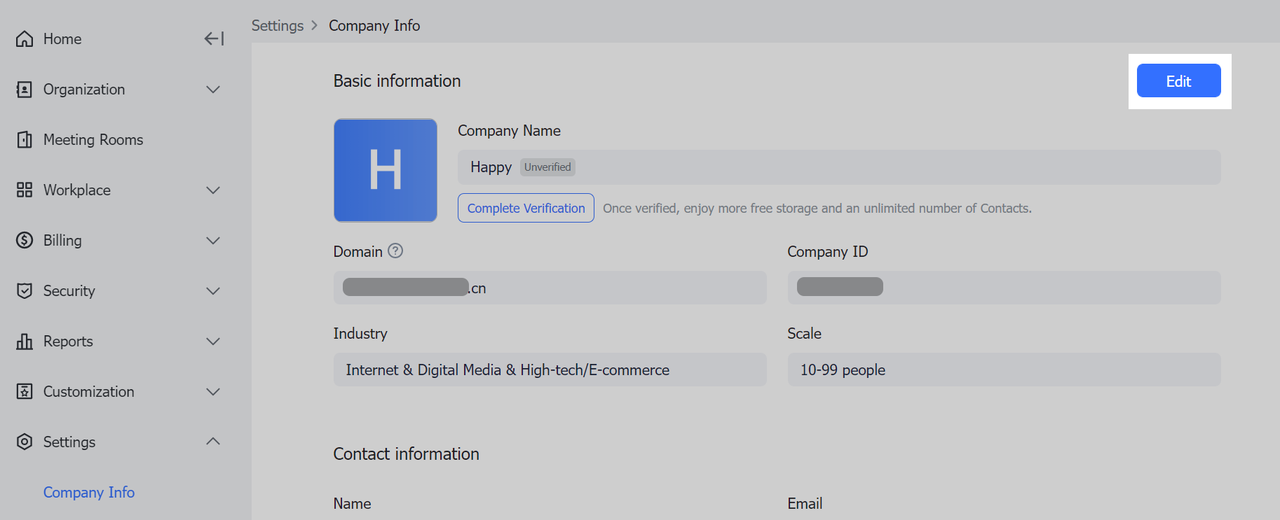 How Can I Edit A Company Name 