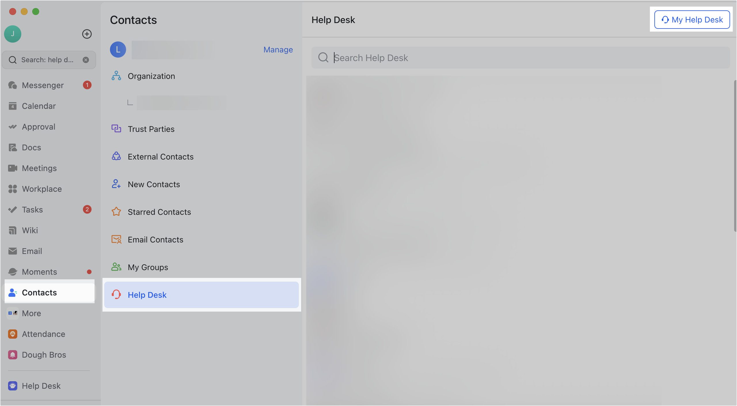 Create, update, and share help desks