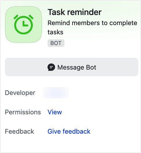 Use the Timed Reminder bot