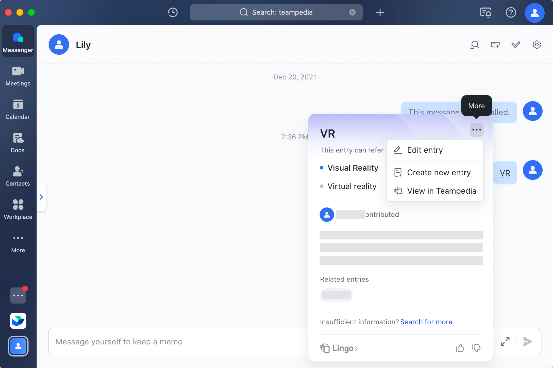 Create, Edit and Update Entries in Lingo