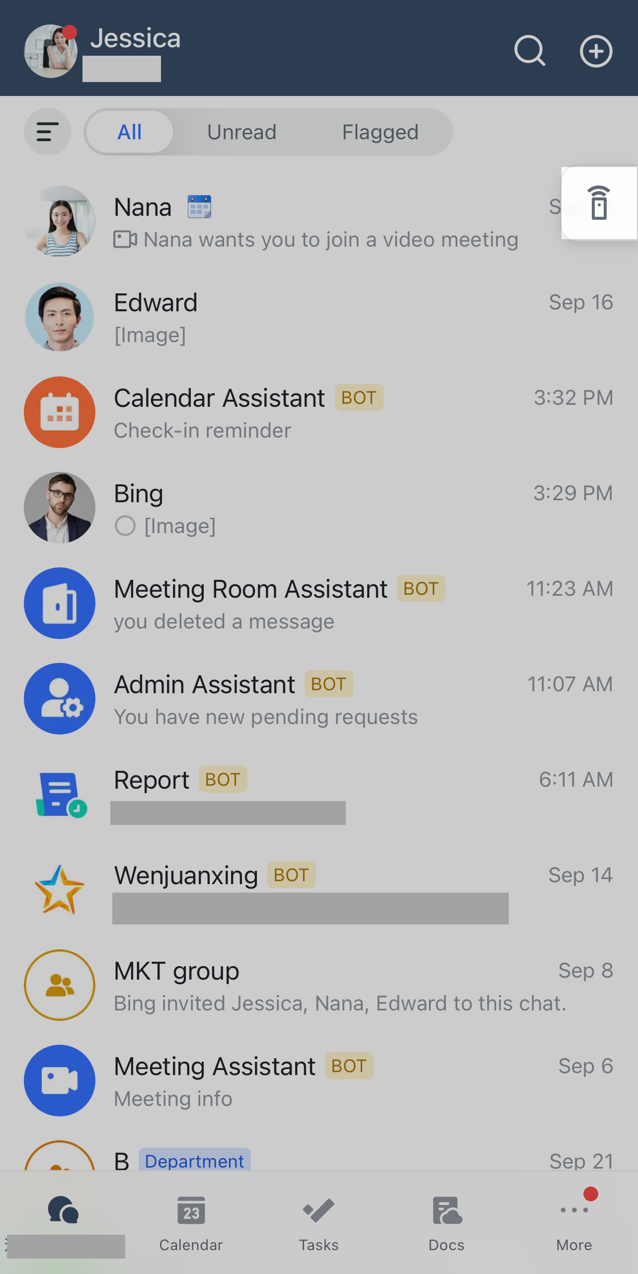 Use Rooms Remote in meetings