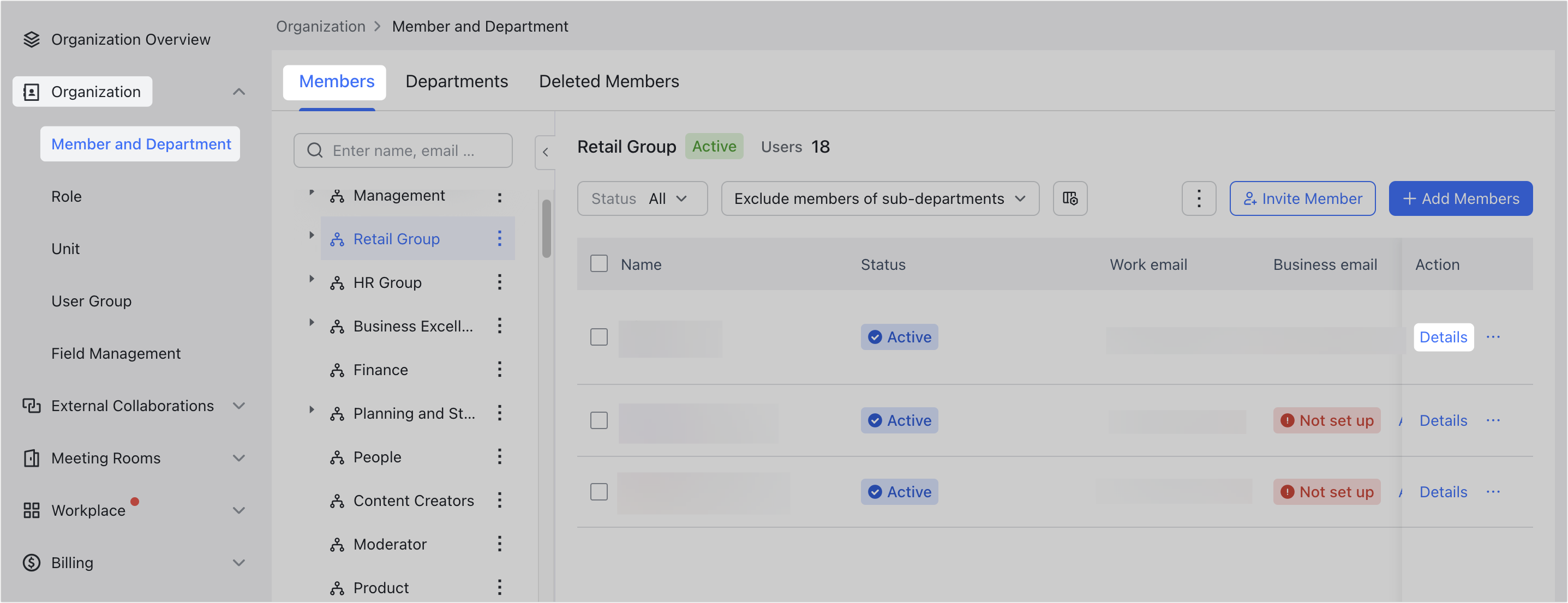 Admin | Set multilingual names for members
