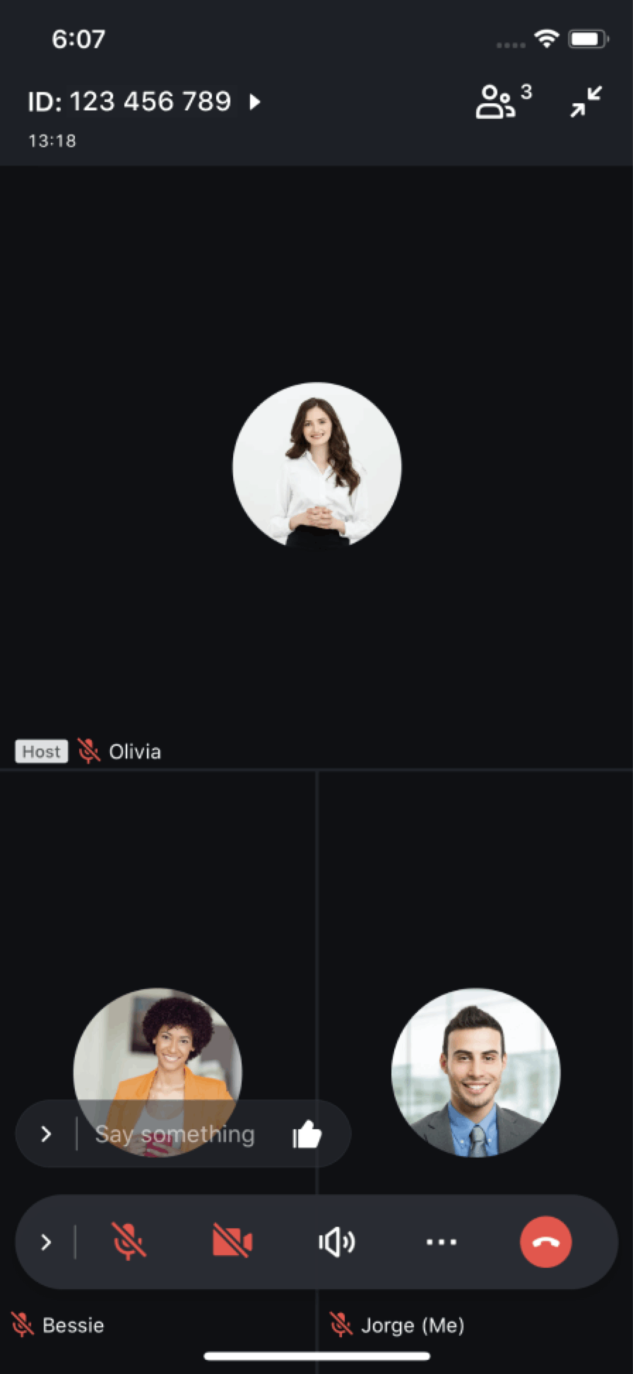 Livestream a call or meeting