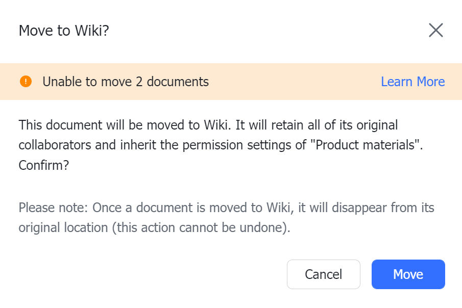 How To Move Docs To A Wiki Or To Folders