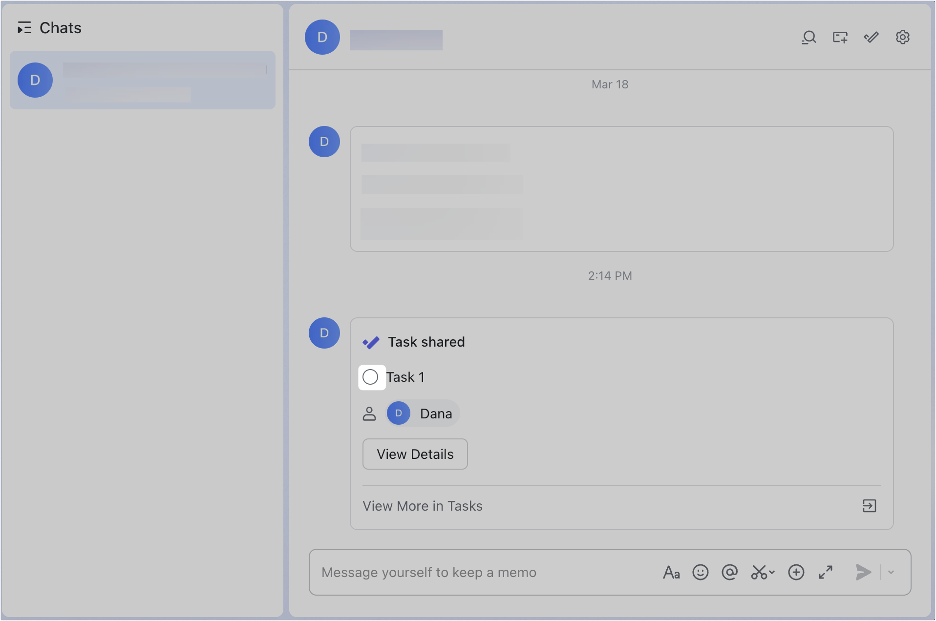 Complete and reopen tasks