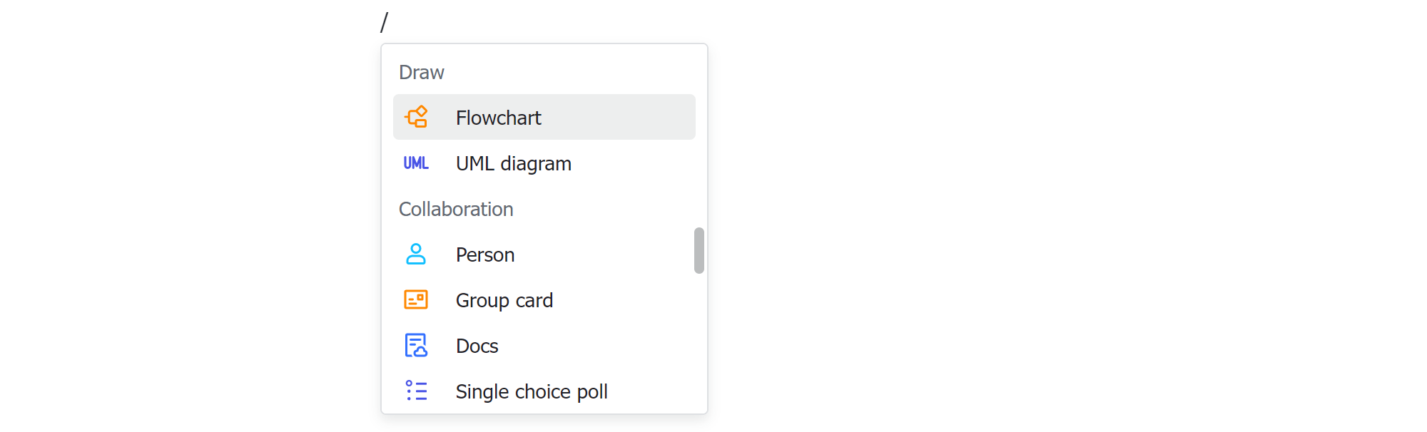 Draw flowcharts and UML diagrams in Docs