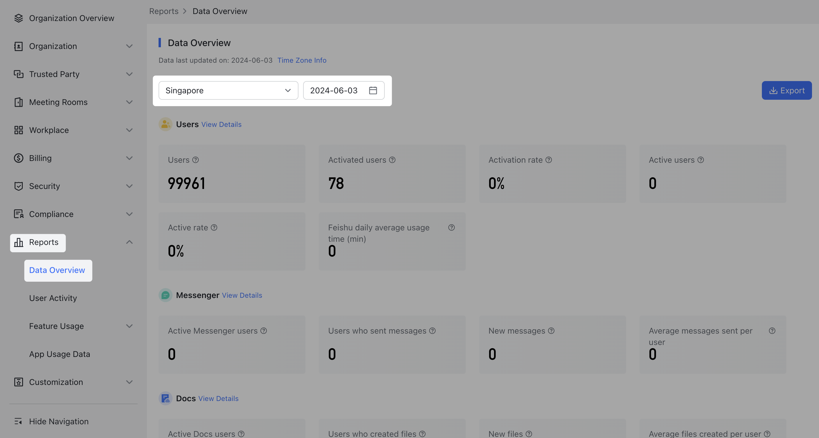 Admin | Use Reports in the Feishu Admin Console