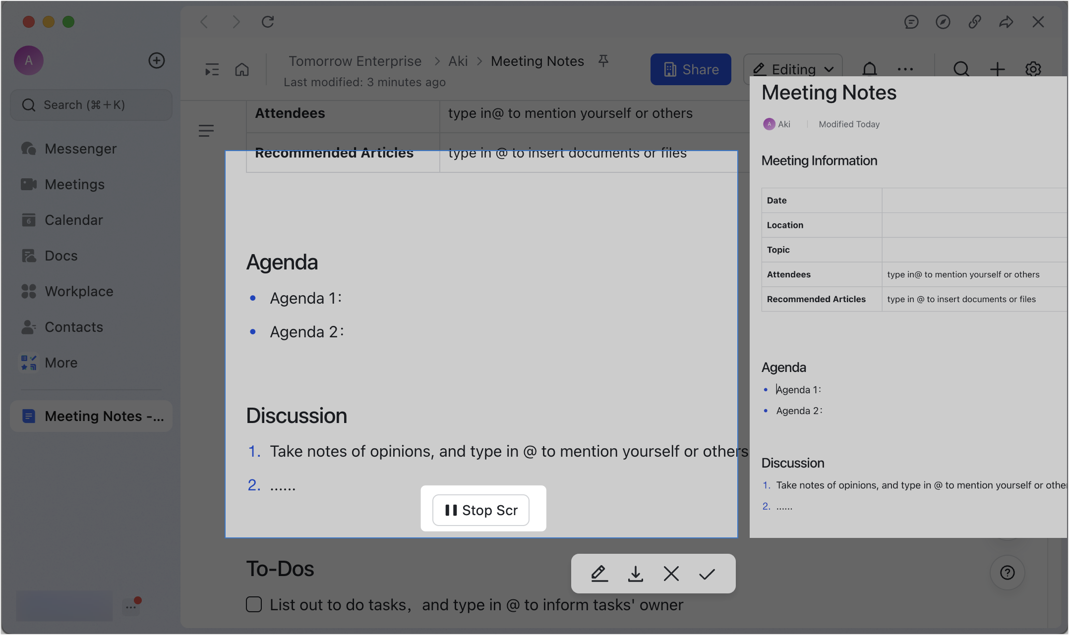 Record your screen and take scrolling screenshots