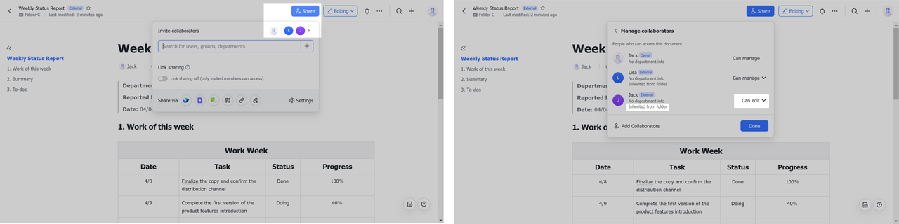Why can't I delete a document or folder?