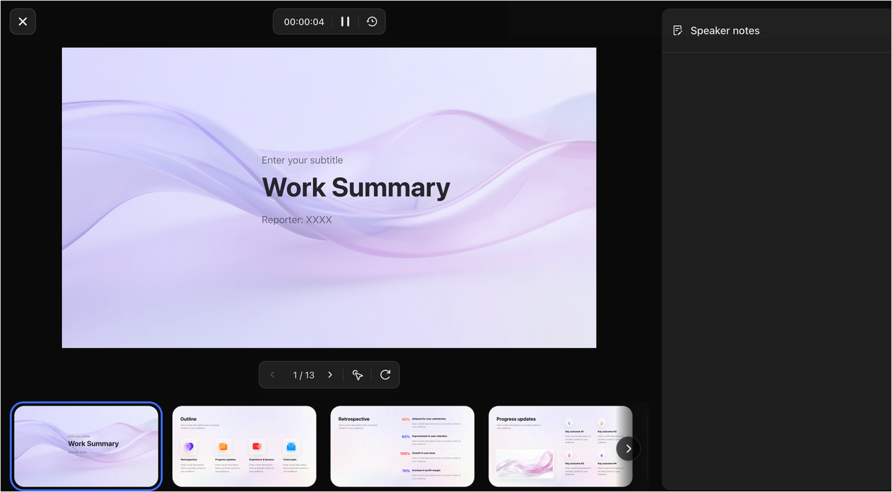 Get started with Slides