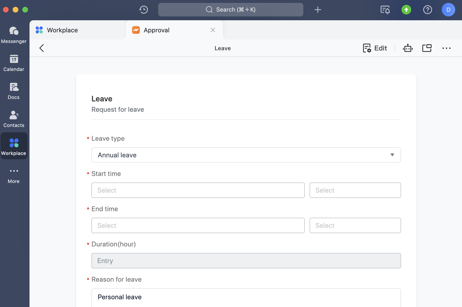 Feishu Approval user guide