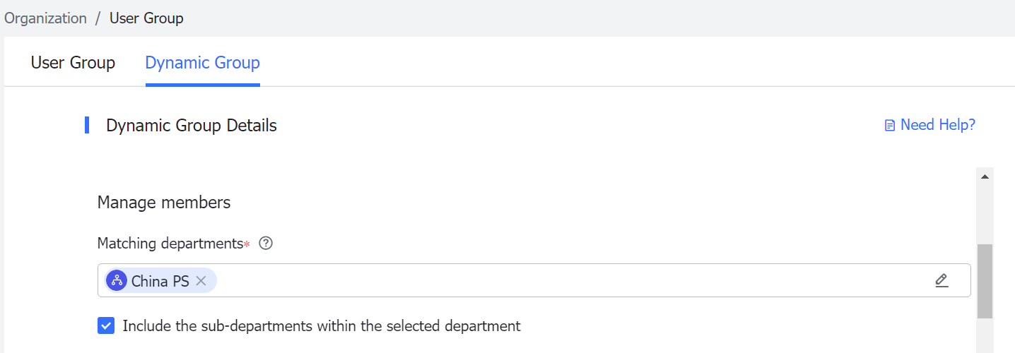 Admin | Configure dynamic groups