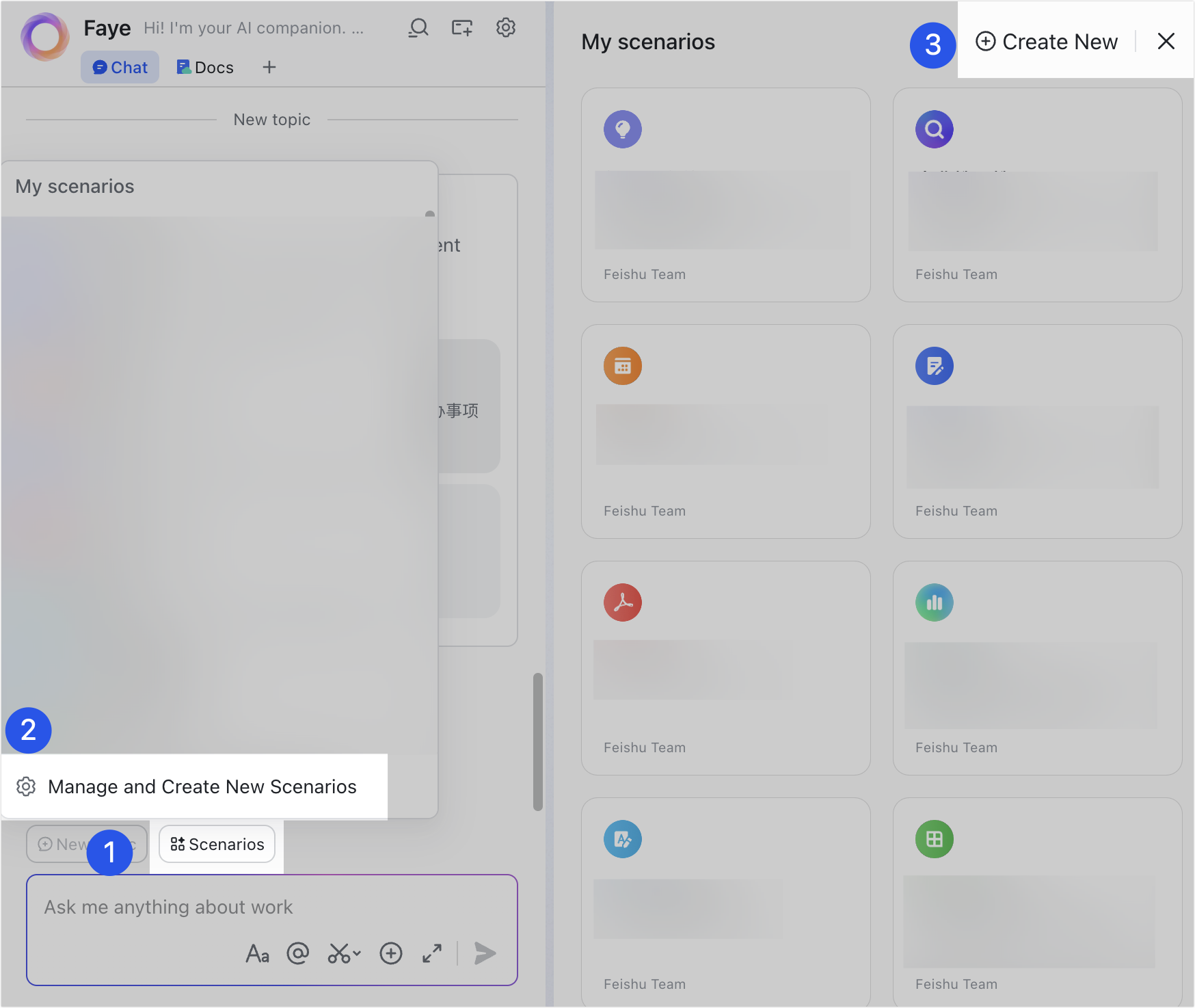 Create AI Companion custom scenarios