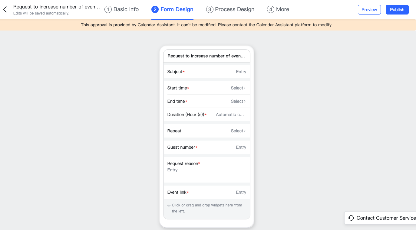 Admin | Set limits on events' maximum number of guests