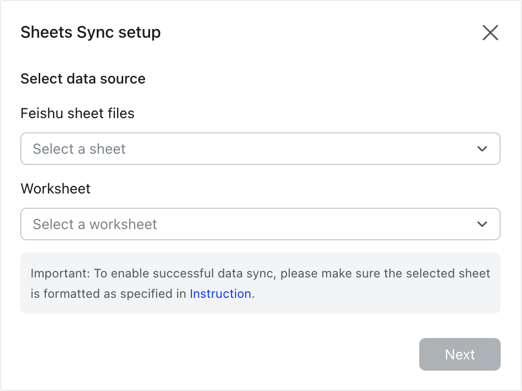Sync data from Sheets to Base