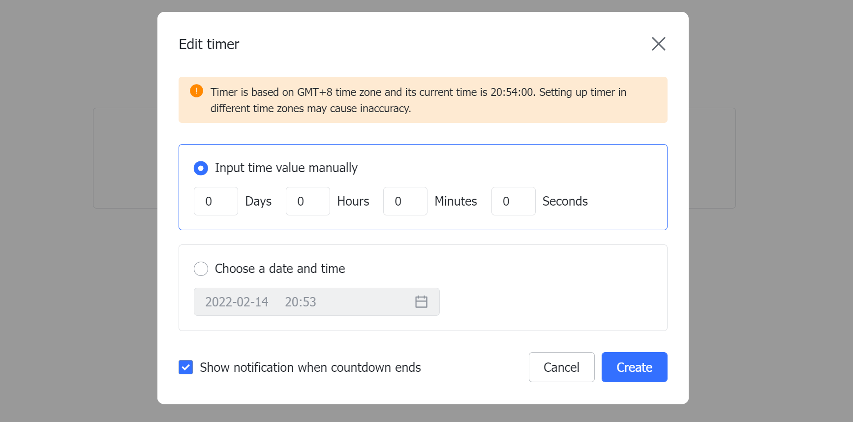 Insert timers in Docs