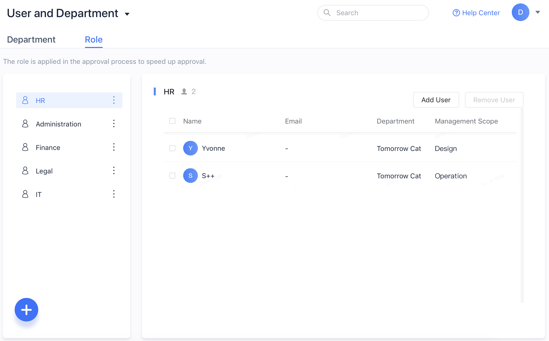 Admin | Designate an approver role for a certain step