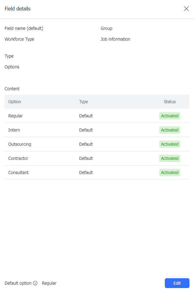 Admin | Custom workforce types