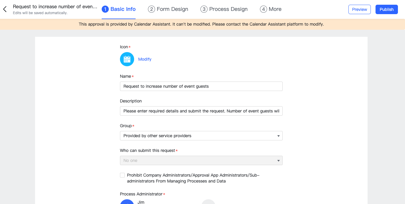 Admin | Set limits on events' maximum number of guests