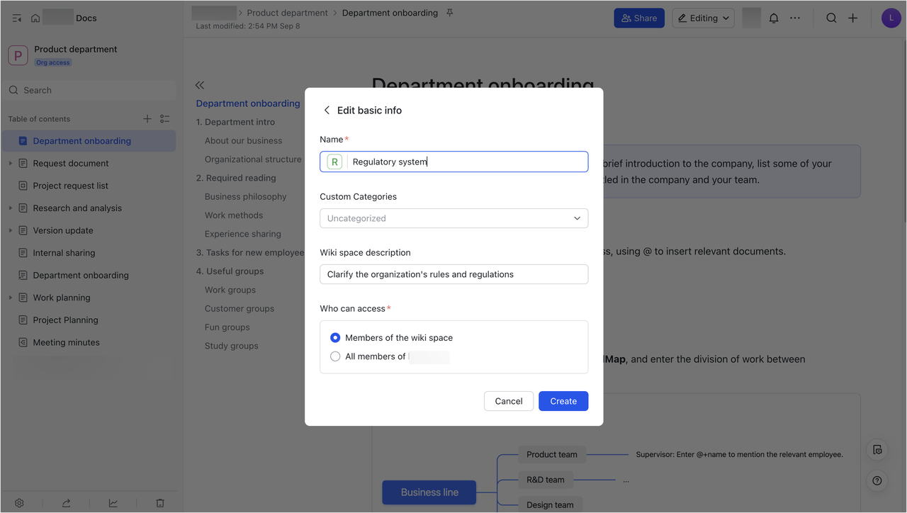 Admin | Get started with managing Wiki