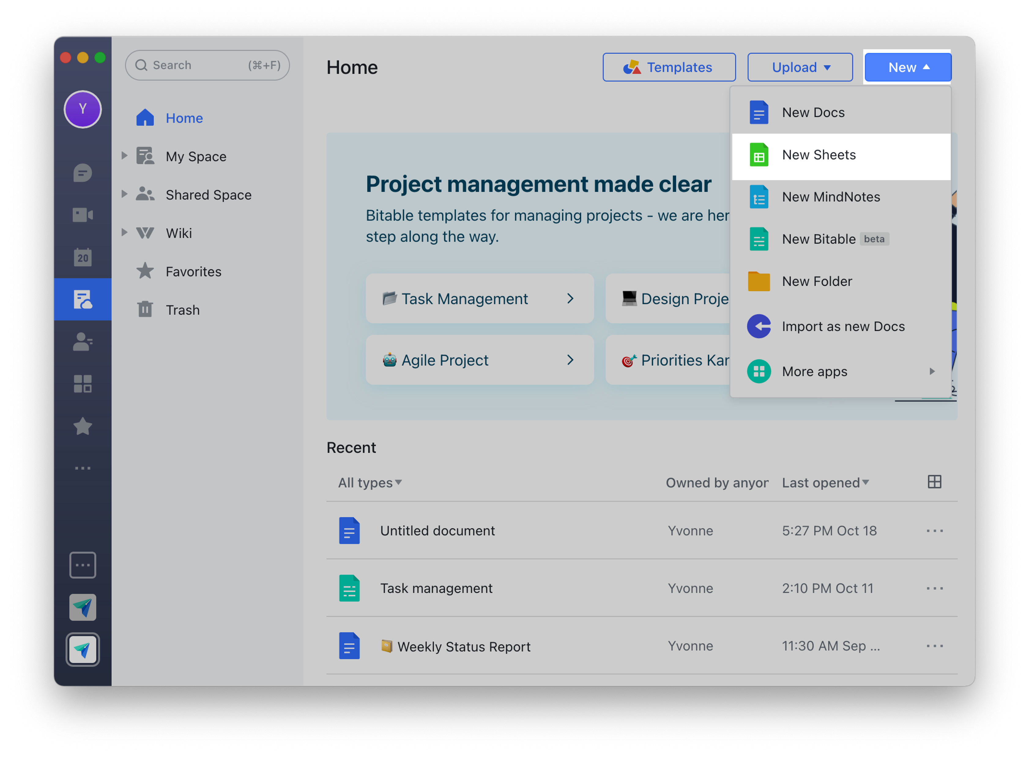Get started with Feishu Sheets
