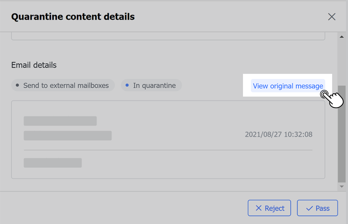 Admin | Feishu Mail quarantine area