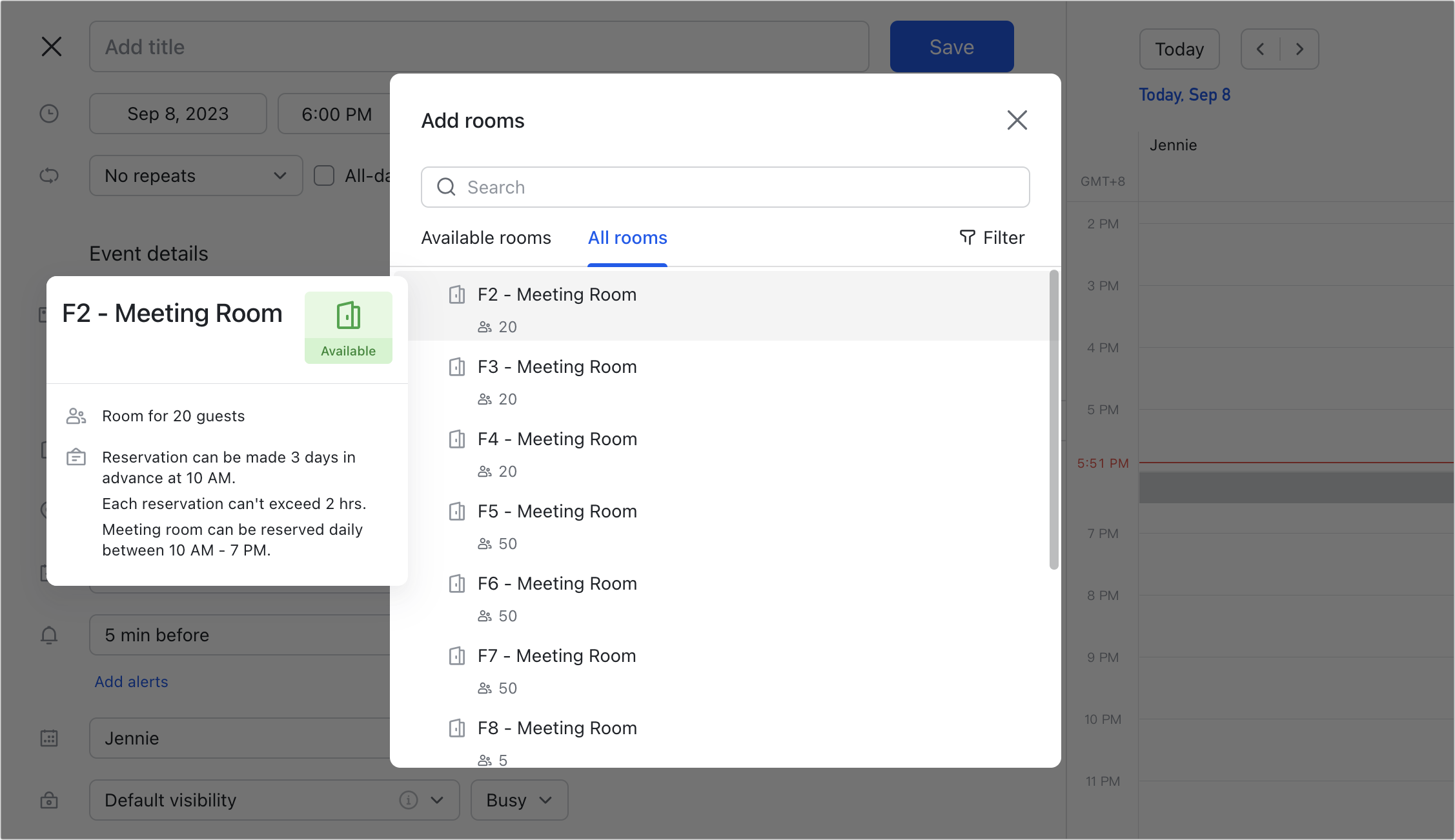 Admin | Configure reservation time restrictions