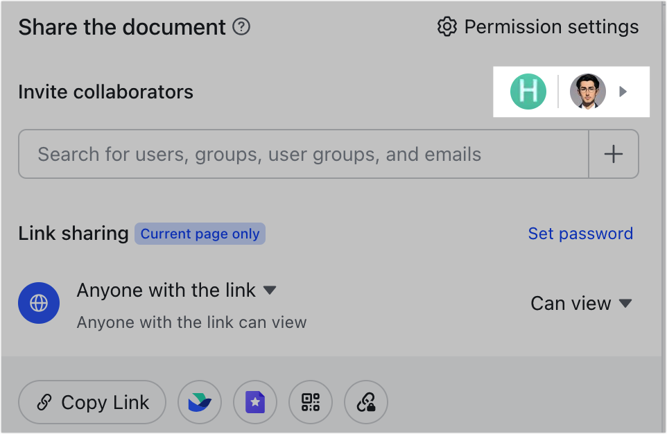 Share documents