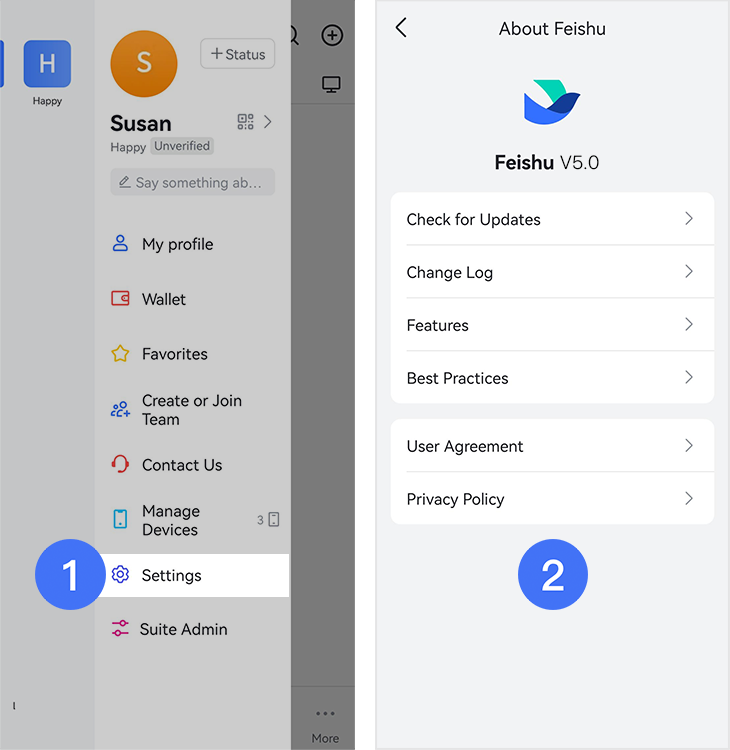 Admin | Configure the In-App About Page modules for the desktop app