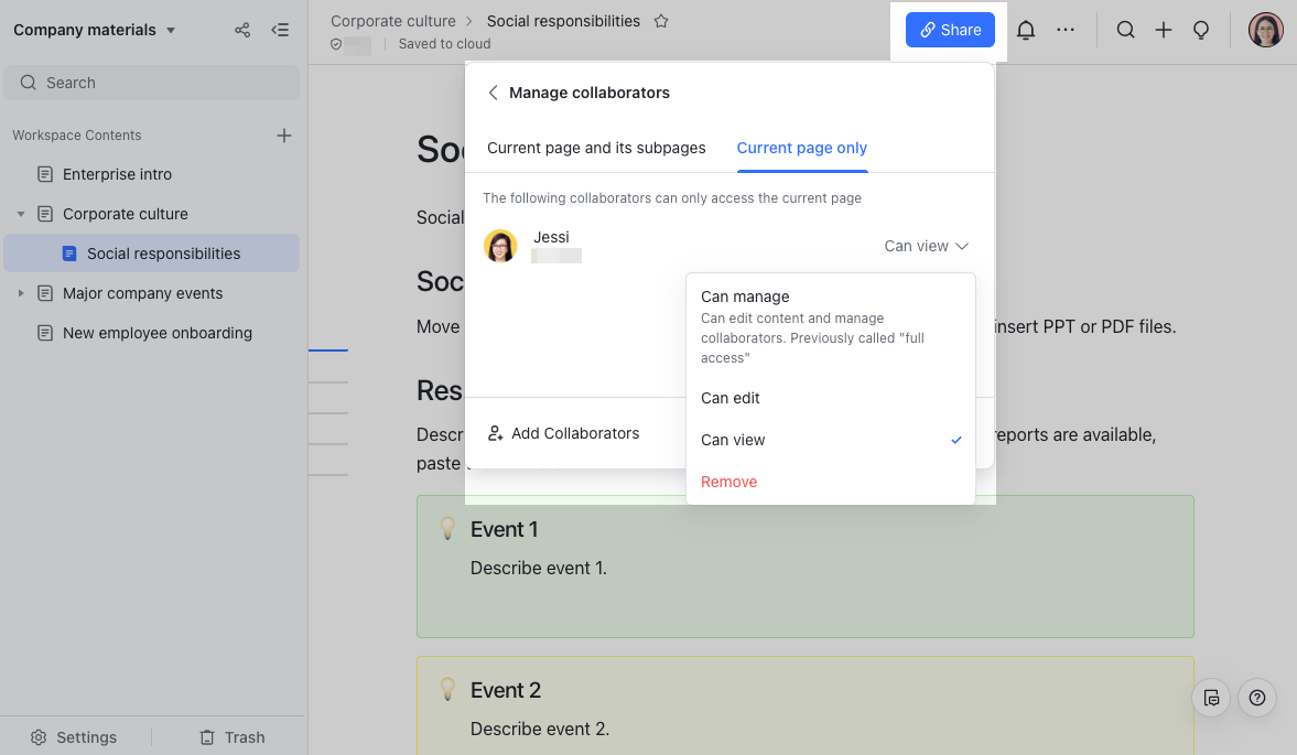 Overview of Wiki permissions