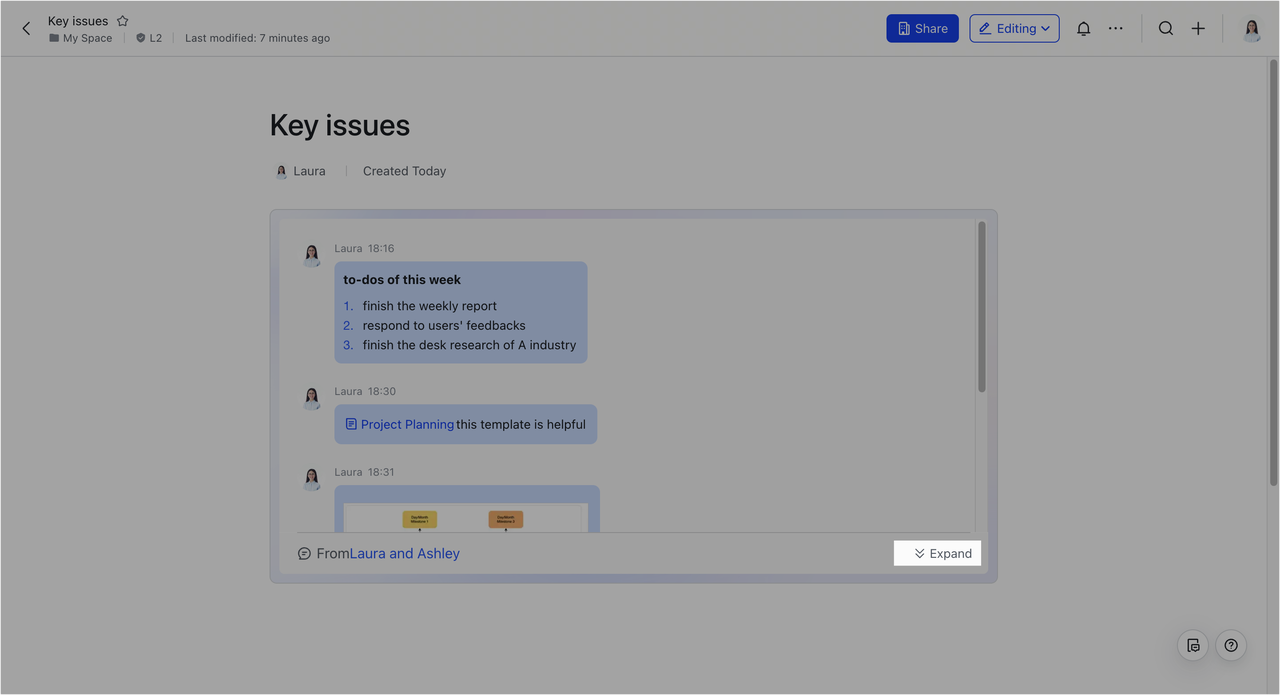 V7.0 Copy and paste message links into Docs and chats, and effortlessly transport multiple messages!