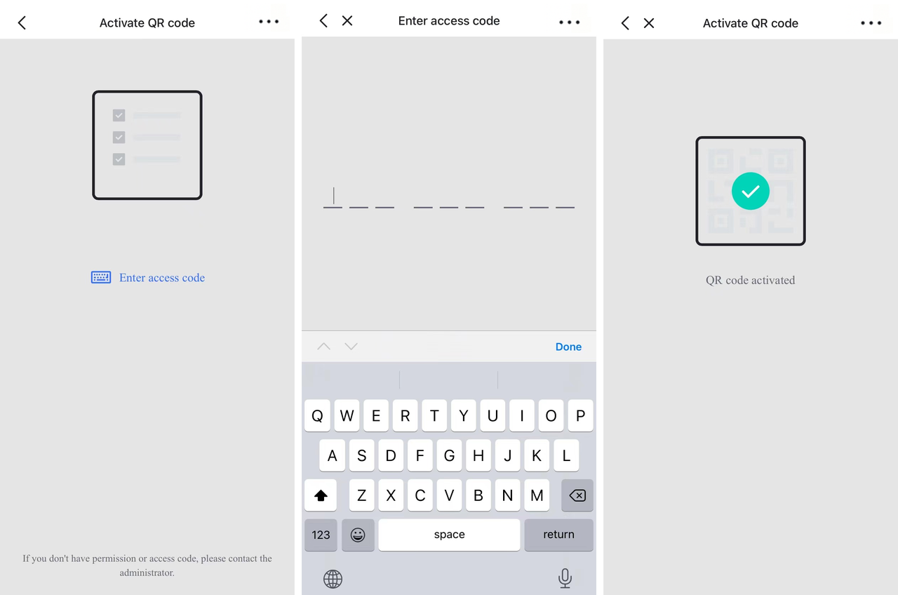Admin | Set QR code check-in for meeting rooms