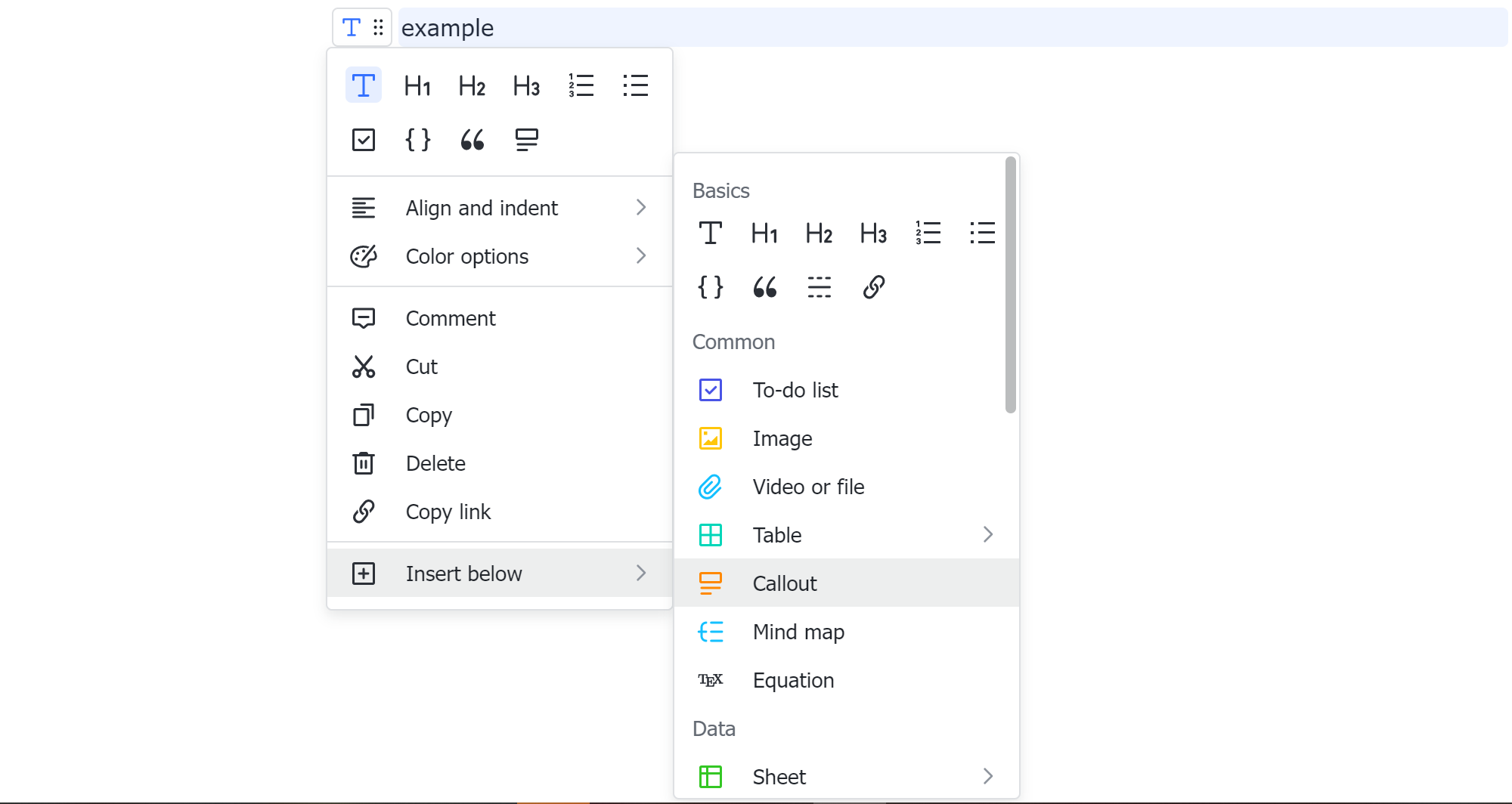 Insert Callouts In Docs