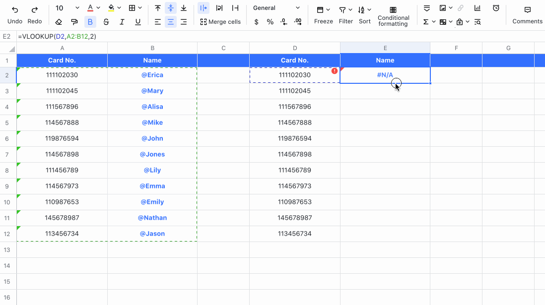 What s A Green Triangle In The Upper left Corner Of A Cell In Sheets 