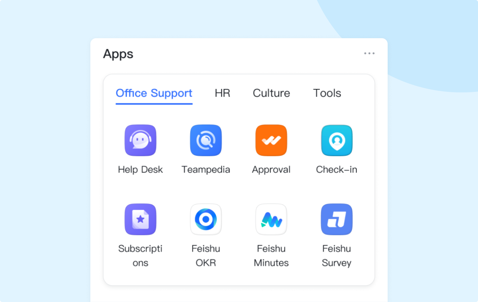 Workplace blocks introduction
