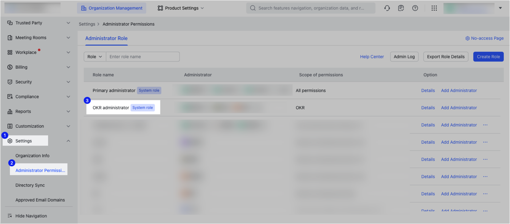 Feishu OKR administrator guide